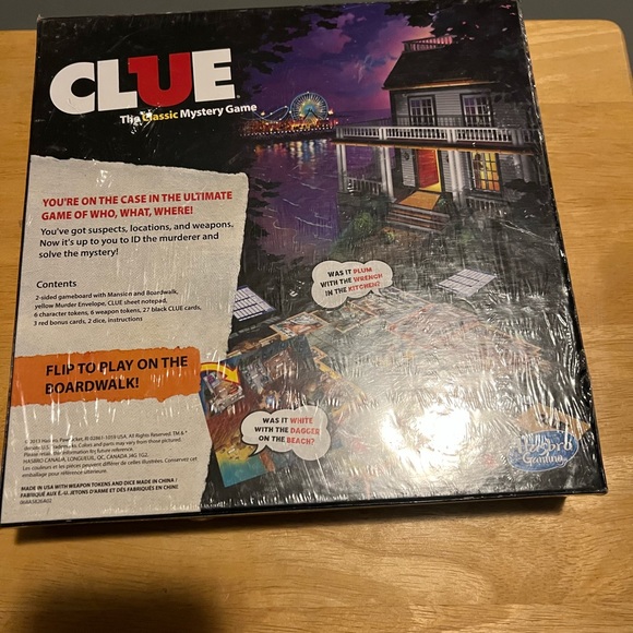 Hasbro | Games | Hasbro Clue Murder Mystery Board Game New | Poshmark